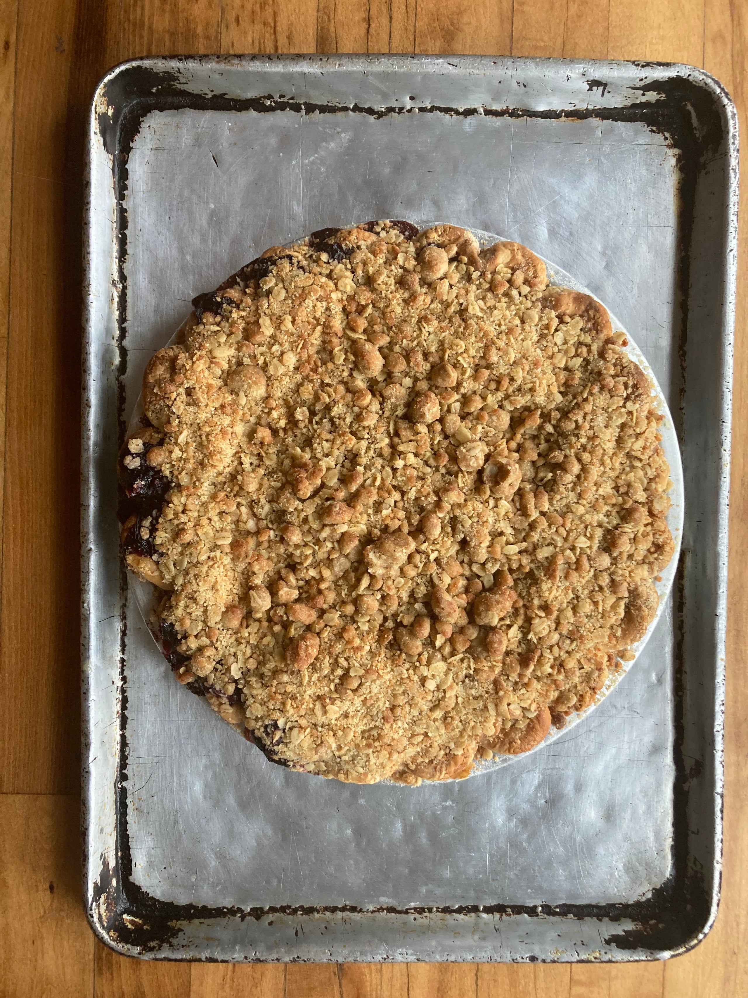 Door County Cherry Crumb Pie (v) | Honeypie Bakeshop